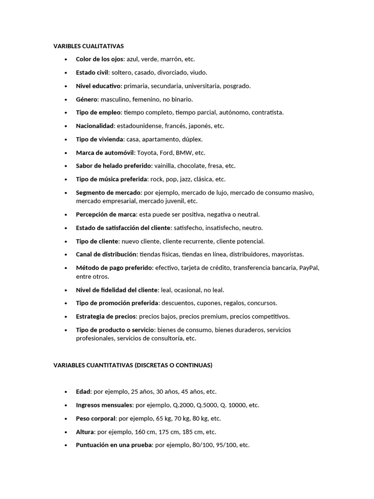 Varibles 007 | PDF