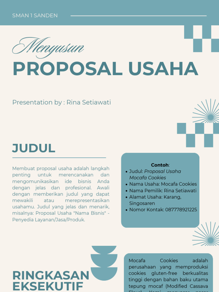 Menyusun Proposal Usaha | PDF