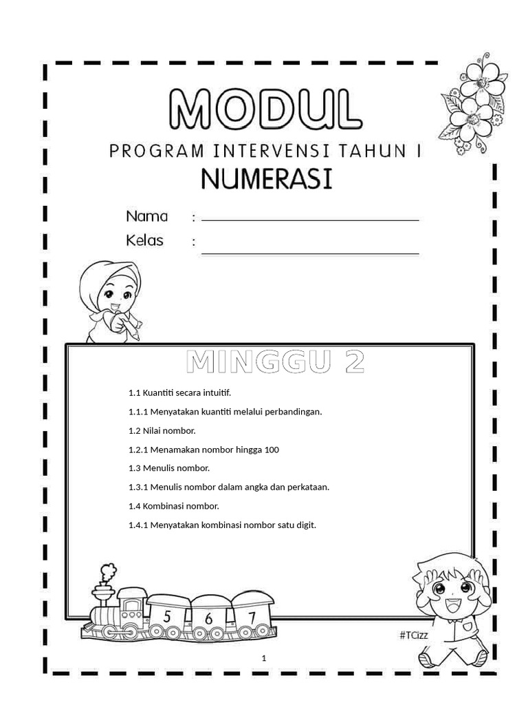 Modul Intervensi Numerasi T1 m2 | PDF