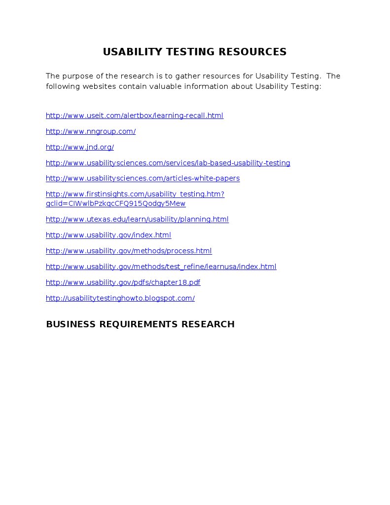 Usability Testing | PDF