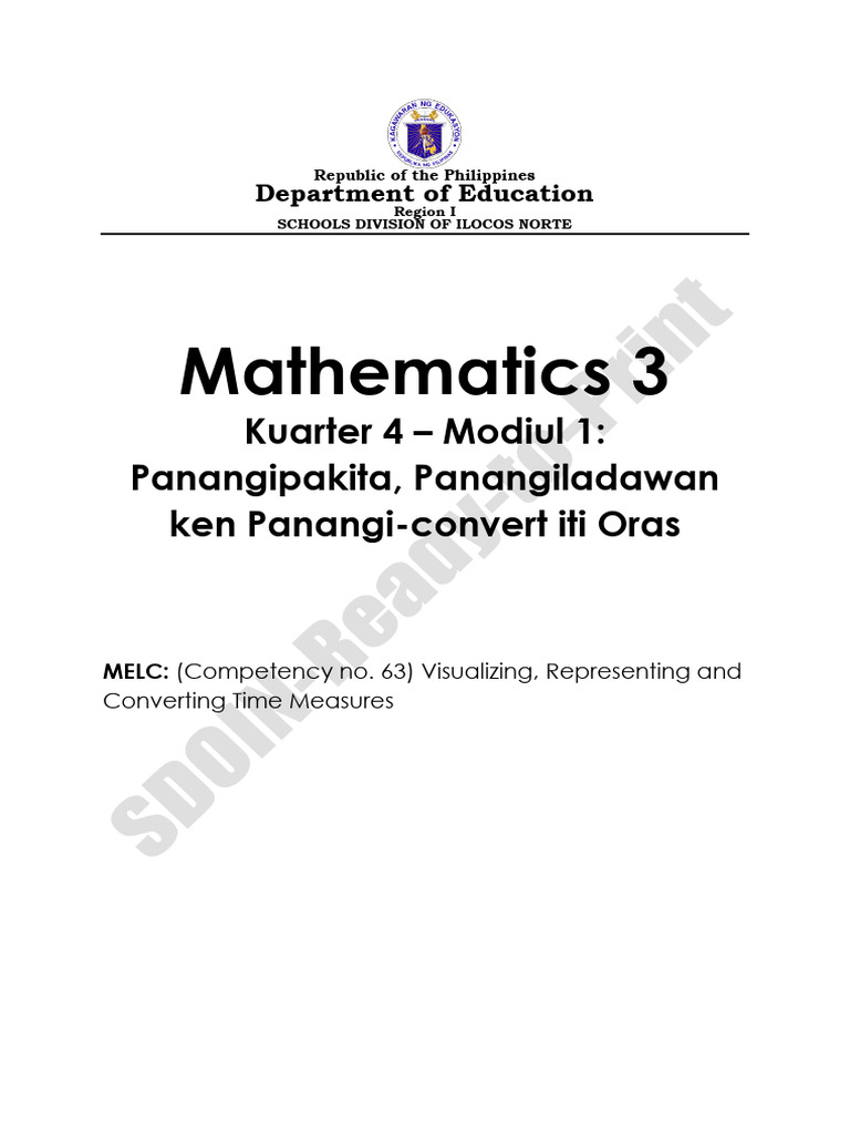 ADM MATH 3 Q4 Week1 Mod1 EDITED - 4.29.2021 JBM QAed | PDF