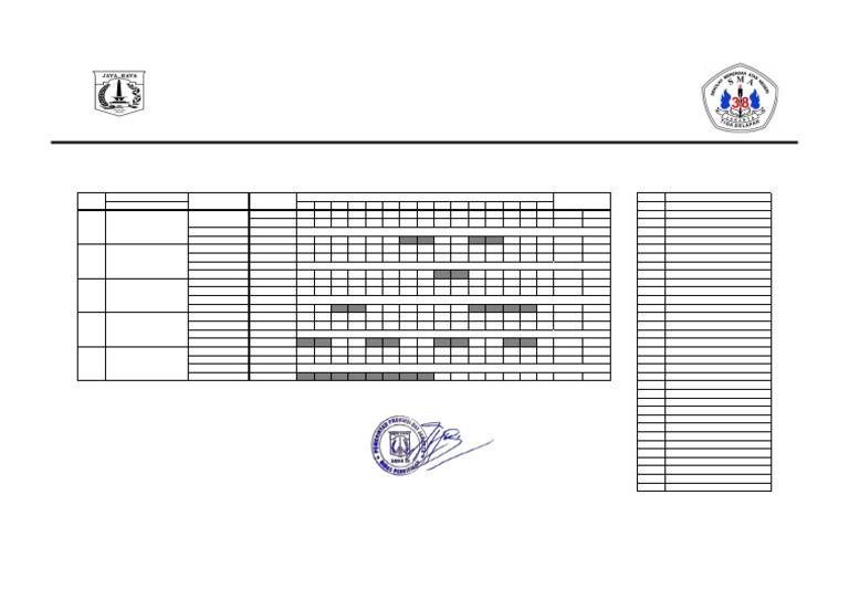 Sekolah Menengah Atas Negeri 38 Jakarta: Jadwal Pengawas Ruang Ujian ...
