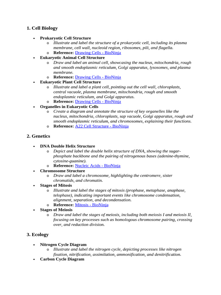 IB Biology Scientific Diagram | PDF | Cell (Biology) | Meiosis