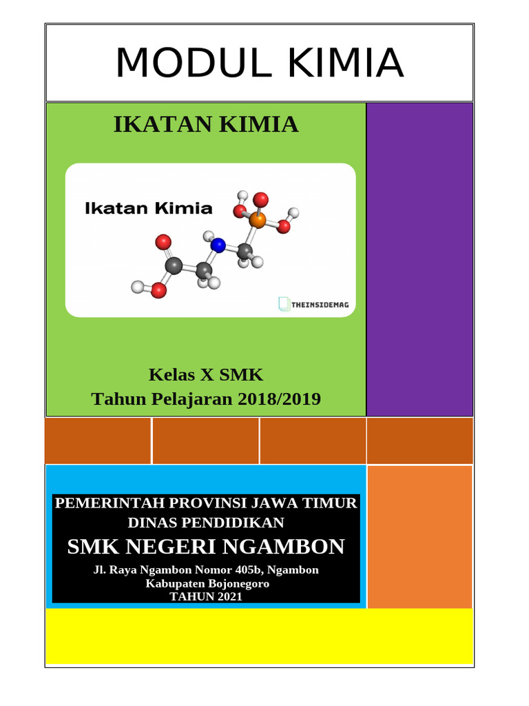 Modul Ikatan Kimia Kelas X SMK | PDF