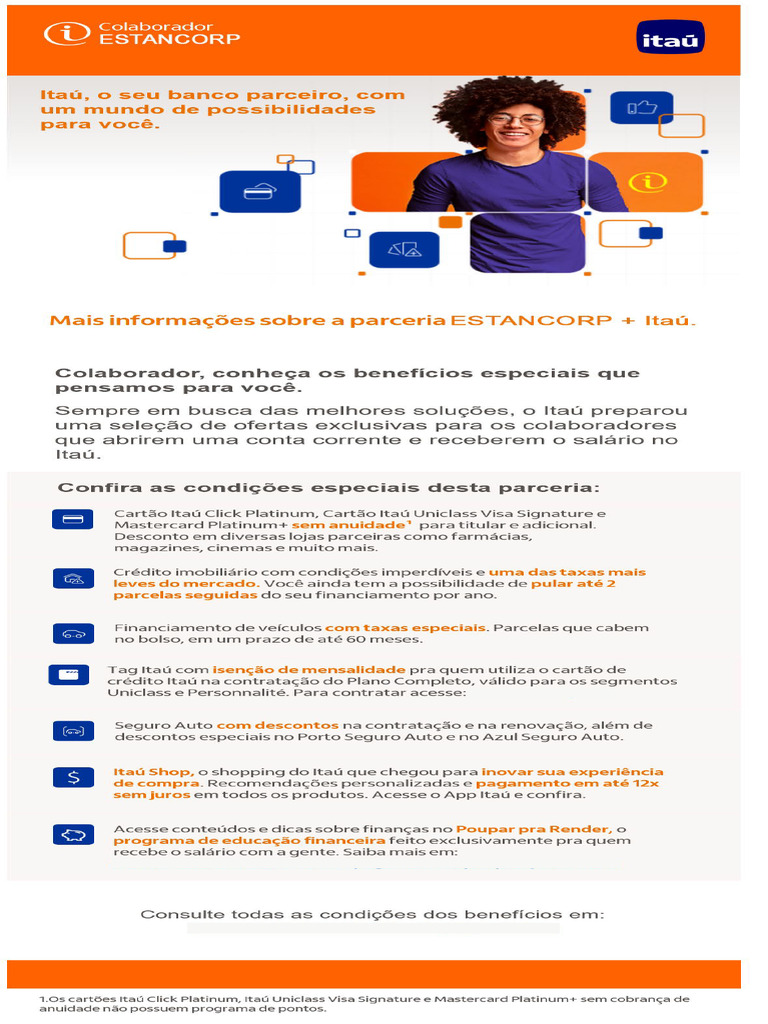 2 - Benefícios - Parceria Com Itaú-Final | PDF