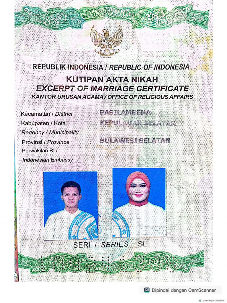 Bku Nikah Irwande | PDF