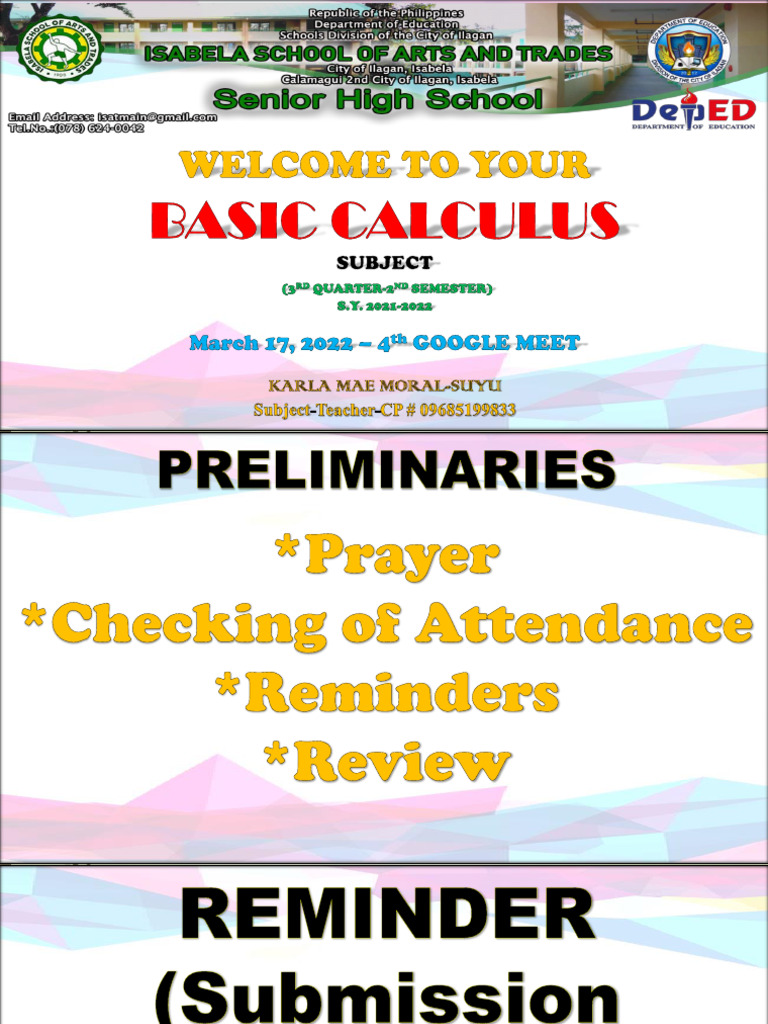 BASIC CALCULUS Continuity of Function | PDF