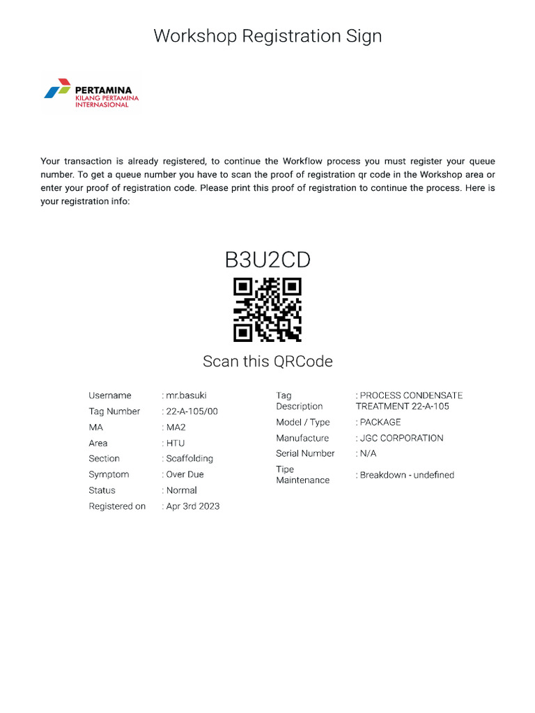 Request Scaffold Pemasangan LG Di Polisher | PDF