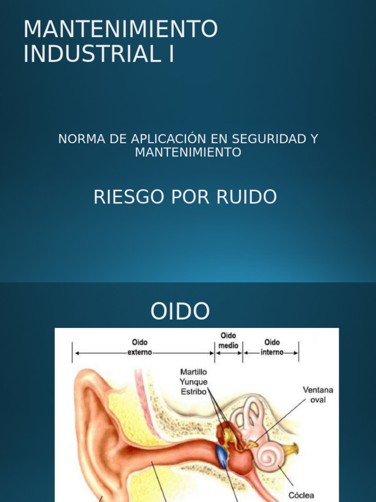 Riesgos y Control del Ruido Industrial | PDF | Escuchando | ruido