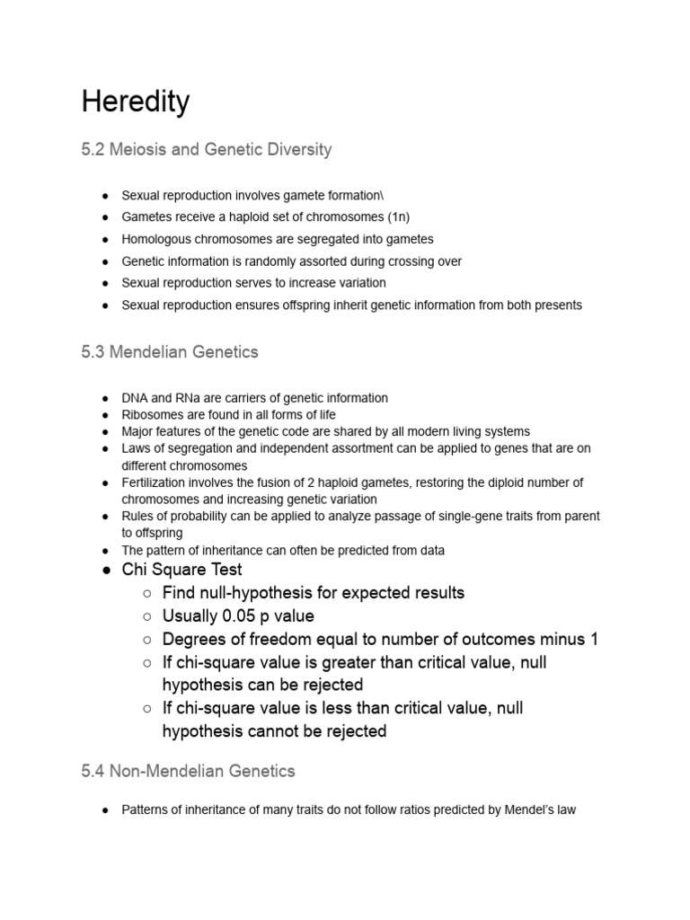 AP_Hour_5_-_Unit_5__Heredity | PDF | Genetics | Sexual Reproduction