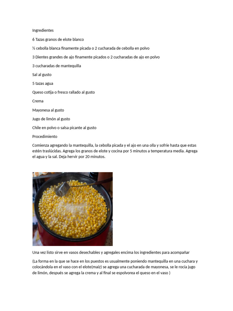 Esquite | PDF