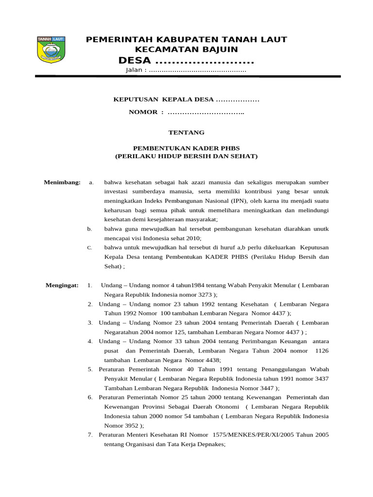 Sk- Kader Phbs | PDF