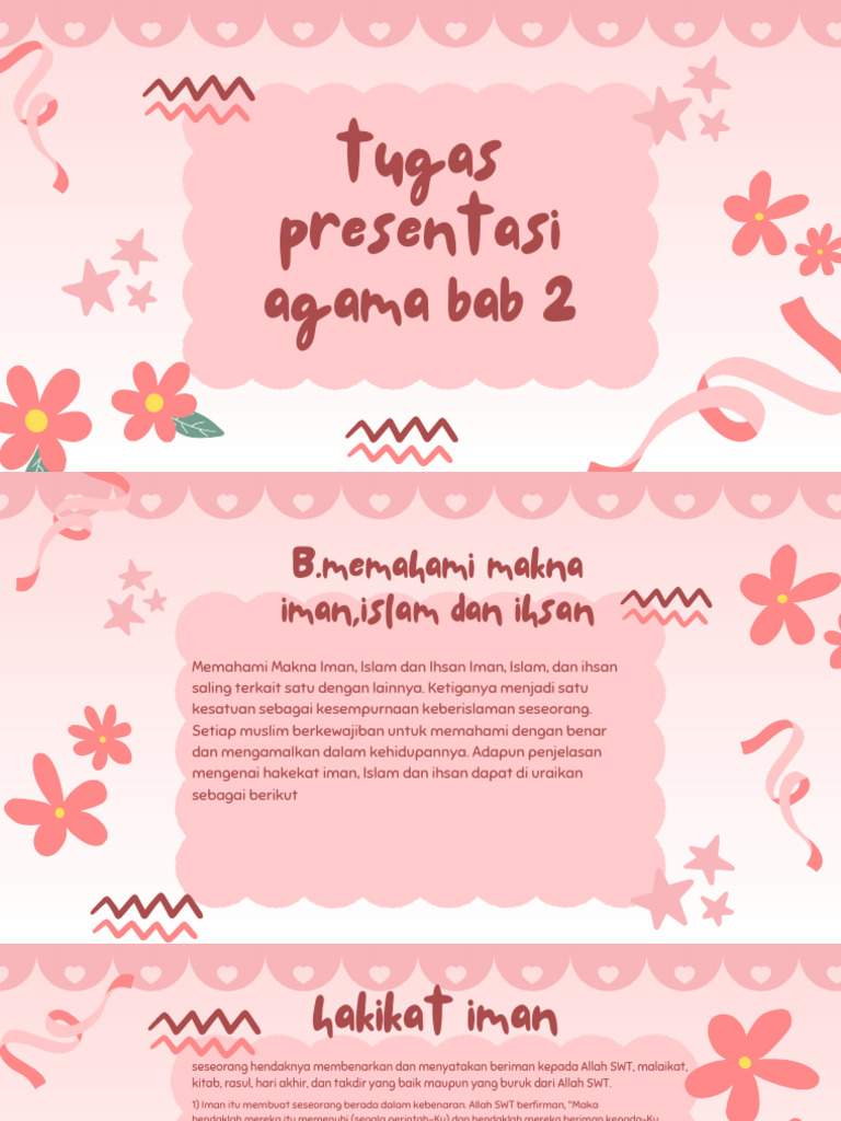 Putih Pink Imut Bunga Tugas Presentasi .PDF-1 | PDF