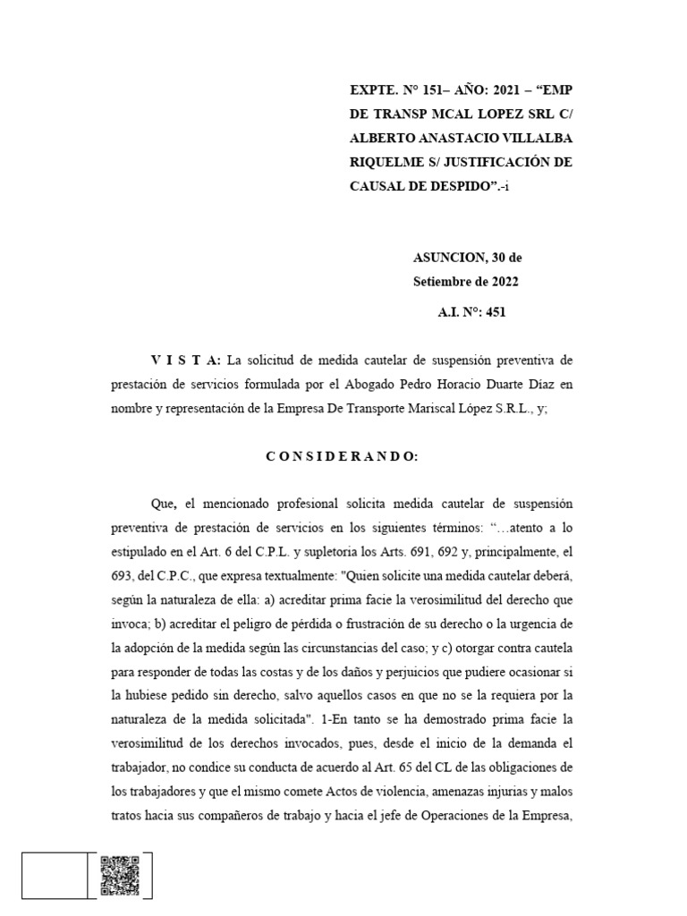 010 - Jurisprudencia Inscripcion de Sindicato Ante VMT | PDF | Mandato | Judicaturas
