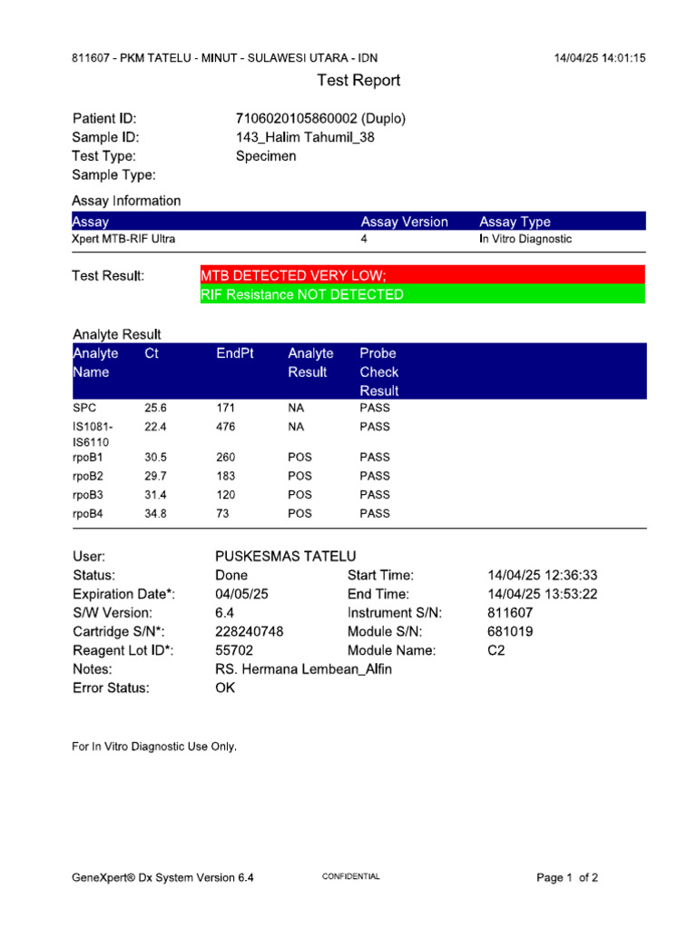 Halim Tahumil (Duplo) | PDF
