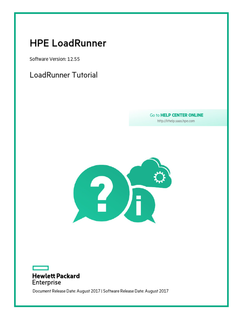 HPE LoadRunner Tutorial - 12.55 | PDF | World Wide Web | Internet & Web