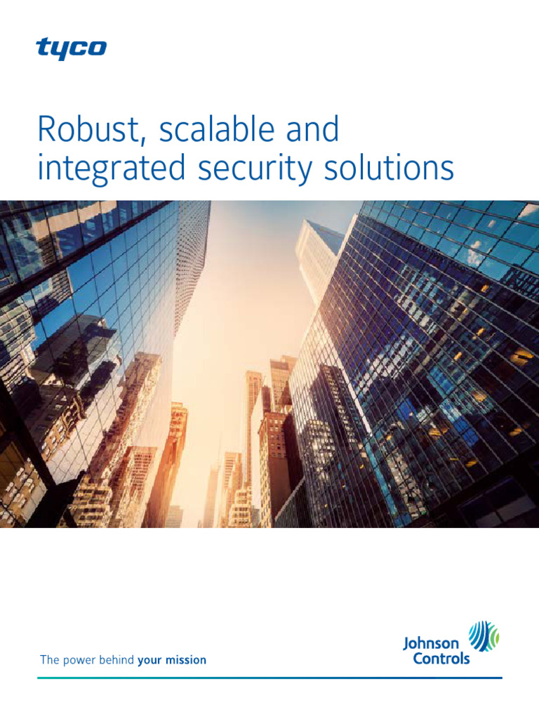 Tyco All in One Security Brochure | PDF | Computer Security | Security