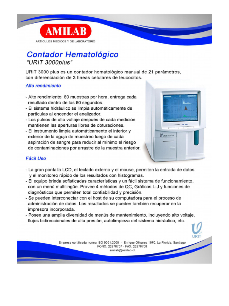 URIT 3000 Plus | PDF