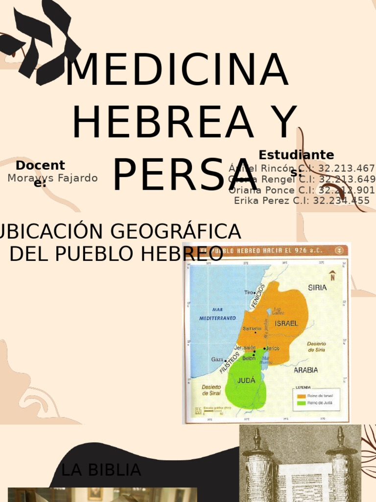 Medicina Hebrea y Persa Antiguas | PDF | Medicina | Imperio aqueménida