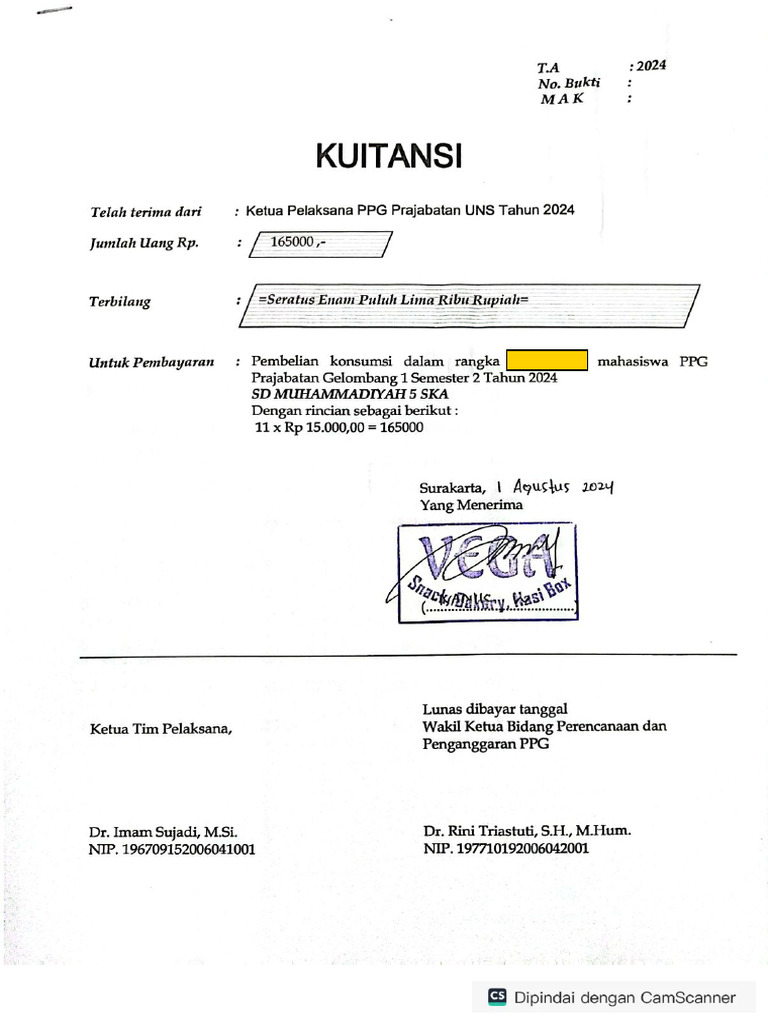 Contoh SPJ Penarikan g1s2 2024 | PDF