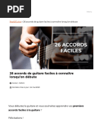 Dictionnaire Accords de Guitare Gratuit Avec Diagrammes - La Guitare en 3 Jours | PDF | Guitares ...