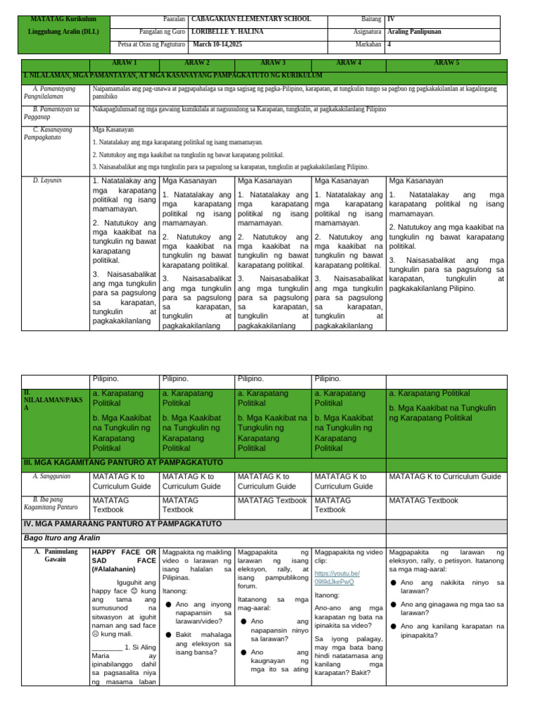 Q4 Ap DLL Week-51 | PDF