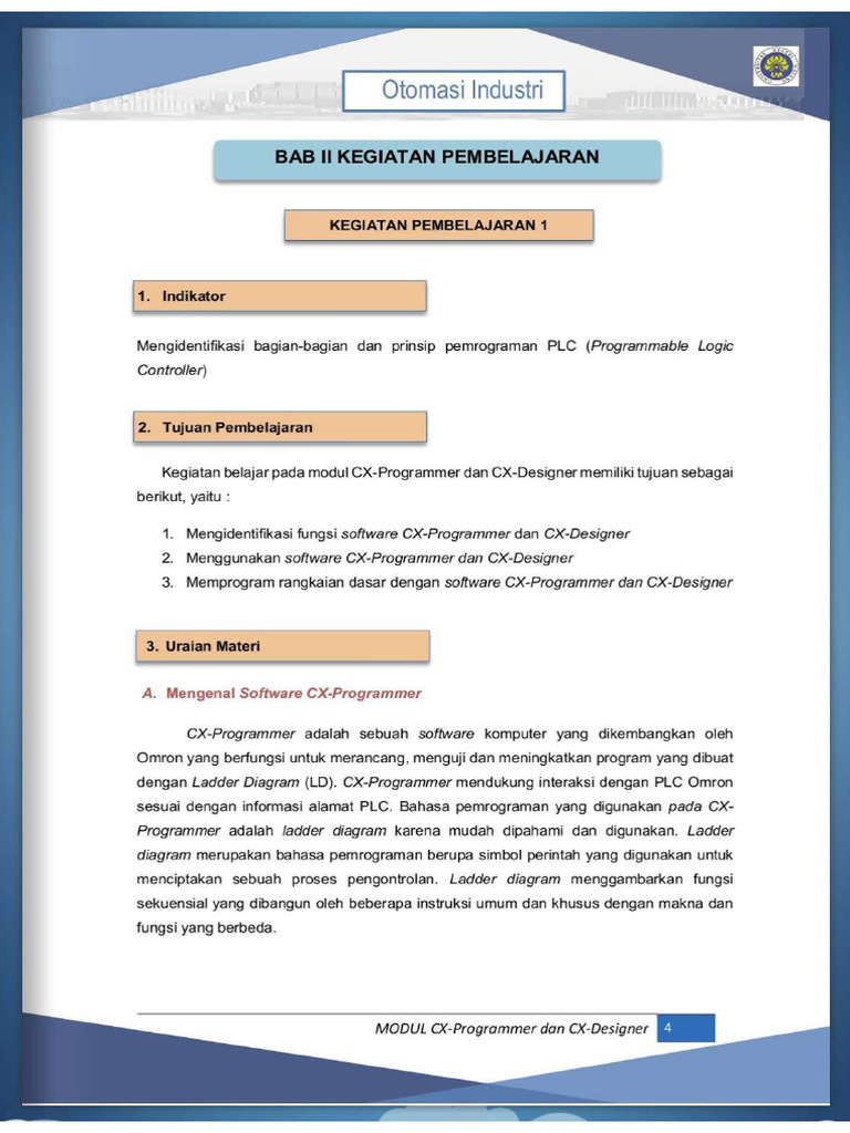 Pengenalan Software Cx-Programmer | PDF