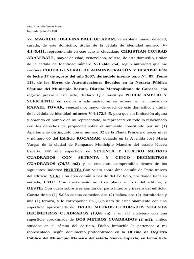 Poder | PDF | Condominio