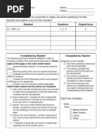 Test Corrections Template | PDF