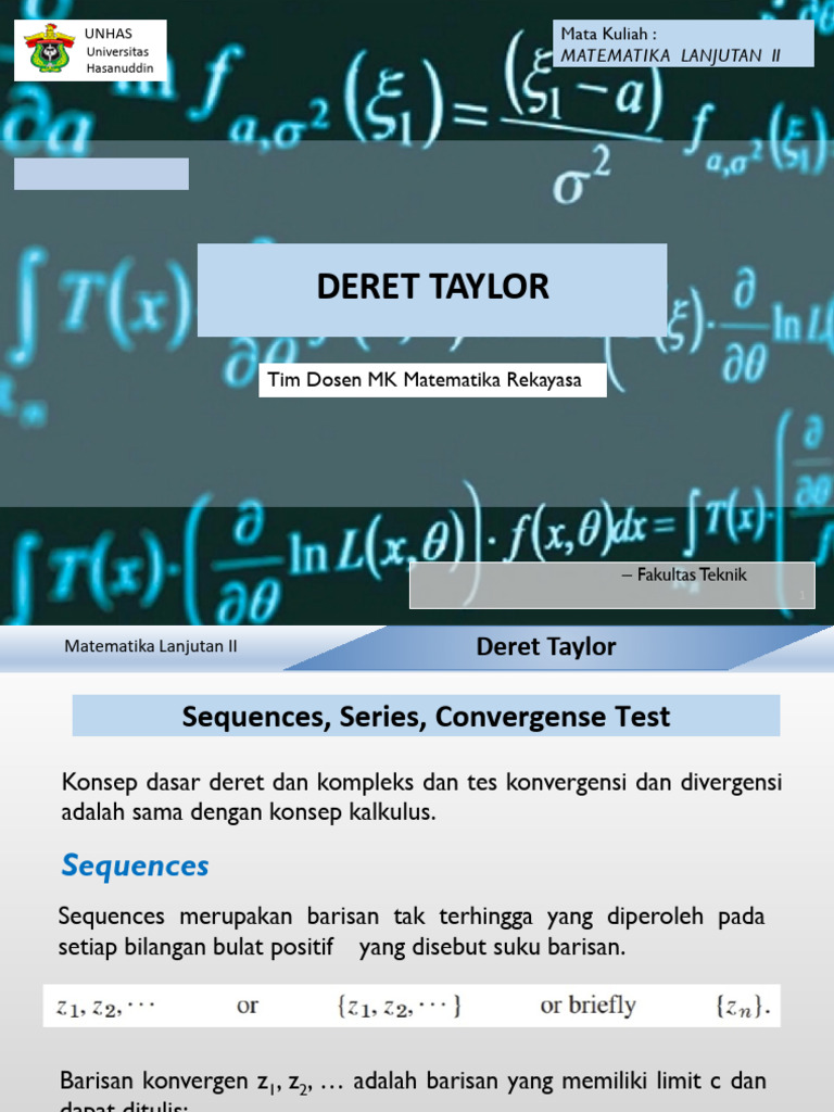 Pertemuan 6. Deret Taylor | PDF