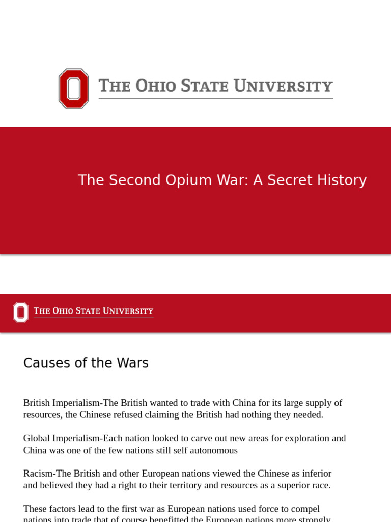 Second Opium War | PDF | China | World Politics