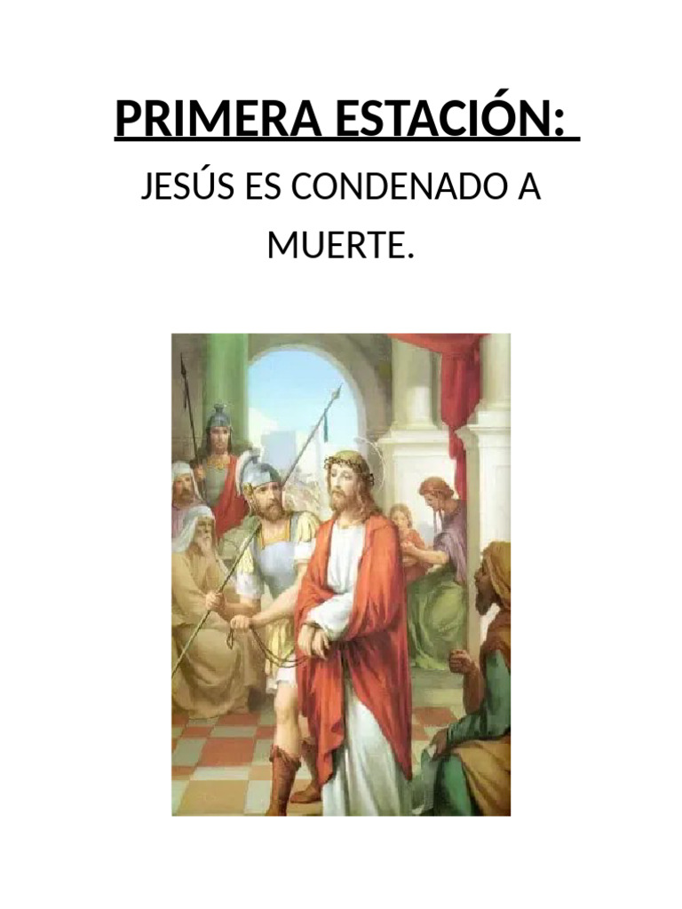 Estaciones Del Viacrucis | PDF