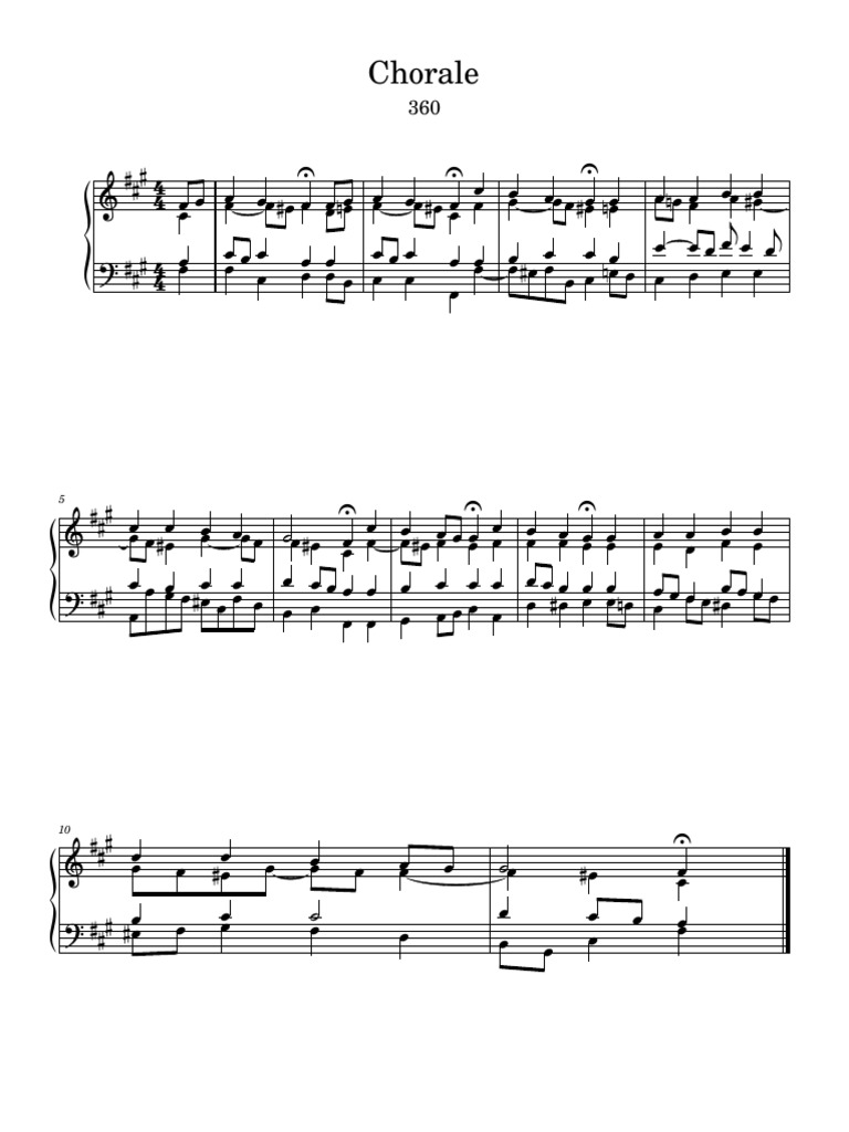 Chorale | PDF