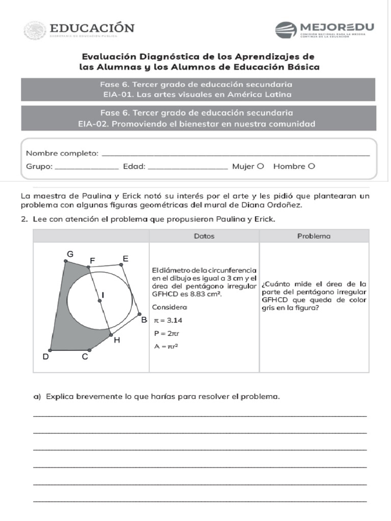 MATEMÁTICAS 3ero. | PDF