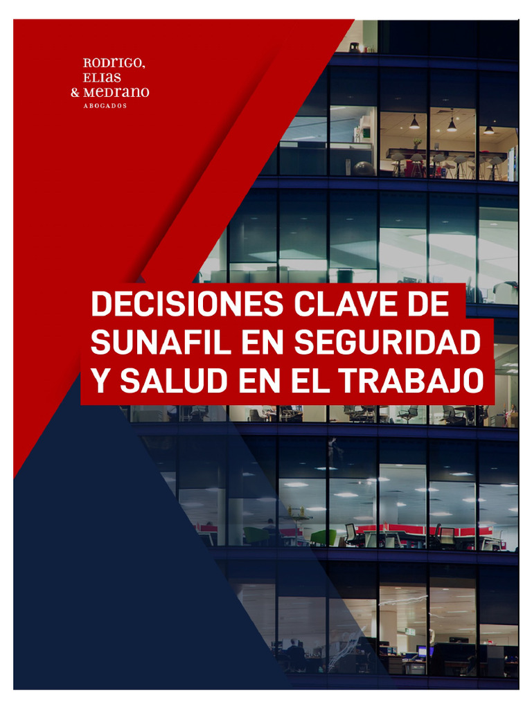Sunafil TFL Resoluciones en Materia de SST 1744189764 | PDF