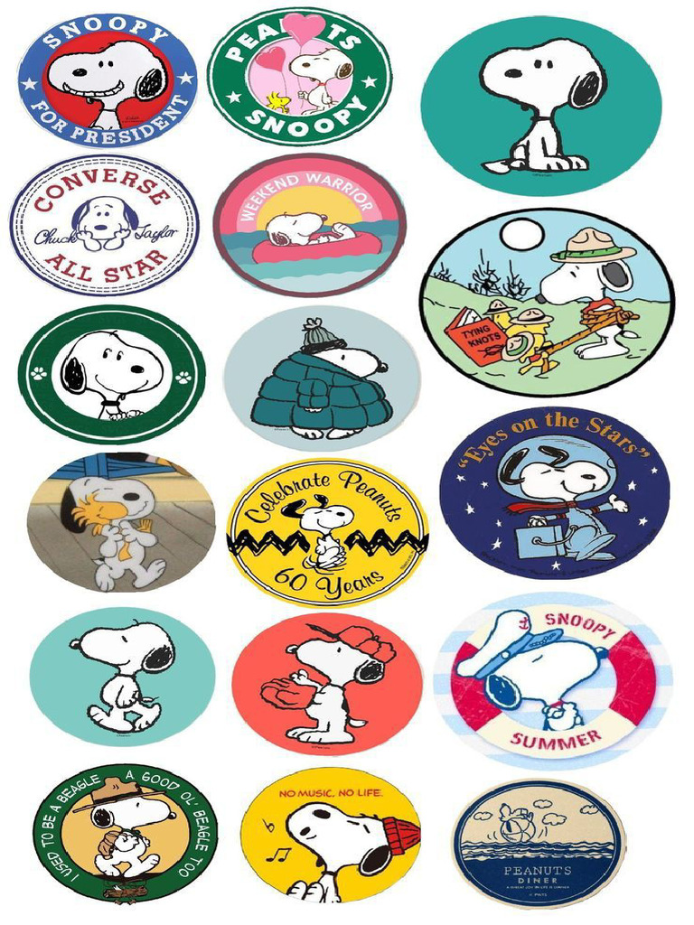 Snoopy Sticker 4 | PDF