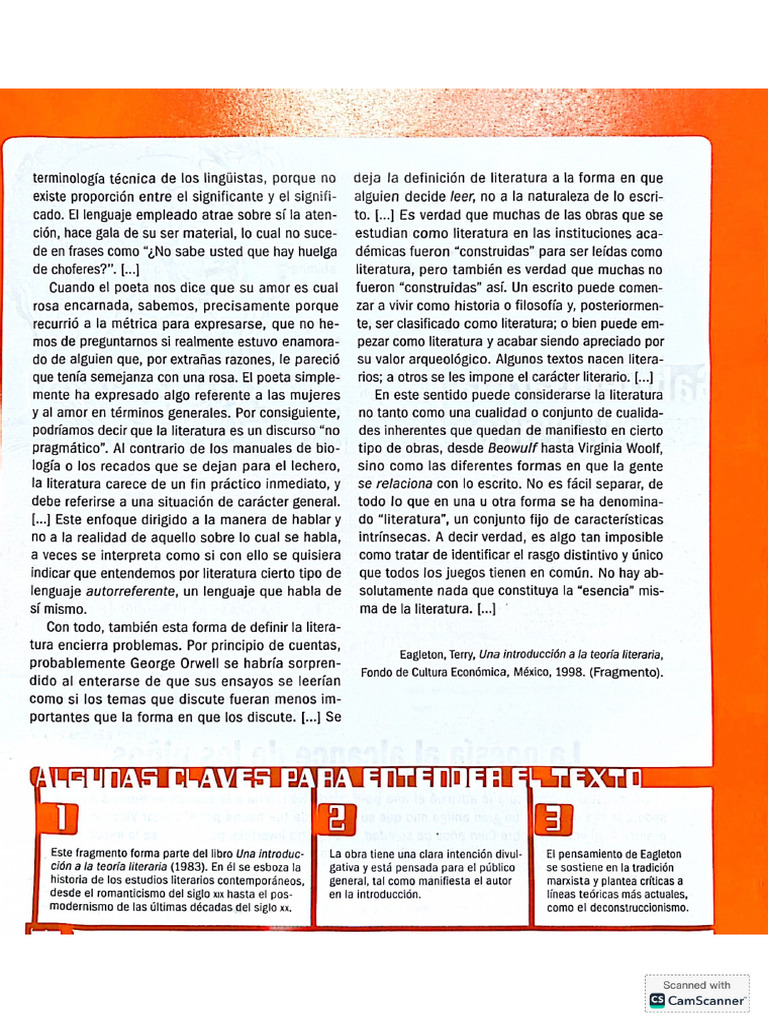 Terry Eagleton Que Es La Literatura | PDF