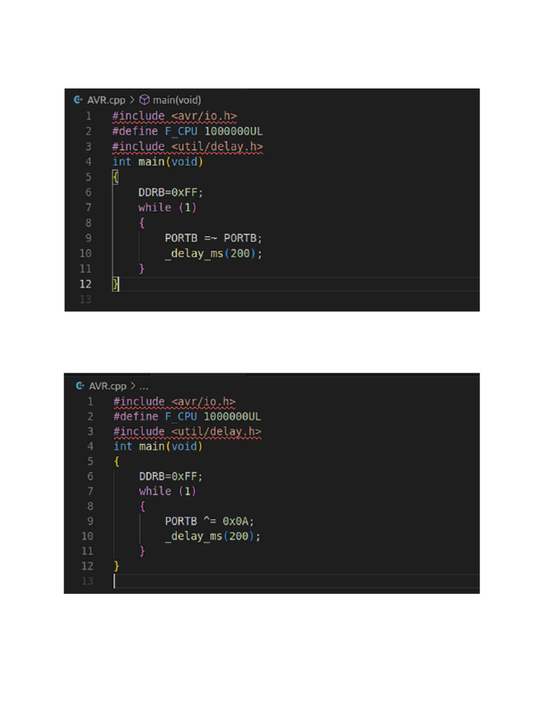 PORT B and C Bit Manipulation Guide | PDF
