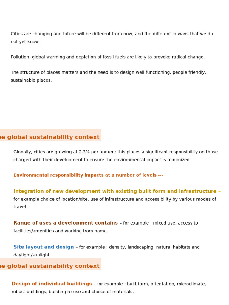 Sustainable Urban Design for Future Cities | PDF | Sustainability ...