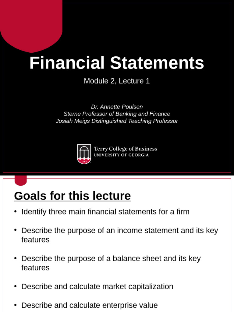 Understanding Financial Statements Basics | PDF | Equity (Finance ...