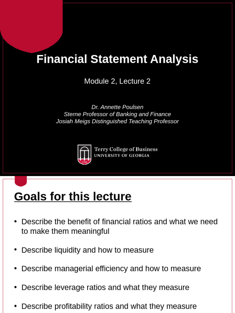 2.2 Financial Statement Analysis | PDF | Debt | Equity (Finance)