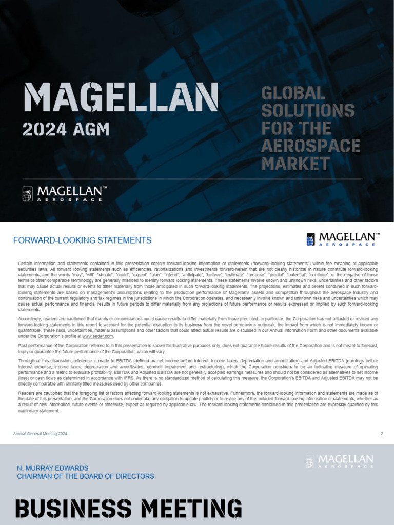 2024 AGM Slide Presentation | PDF | Risk | Governance