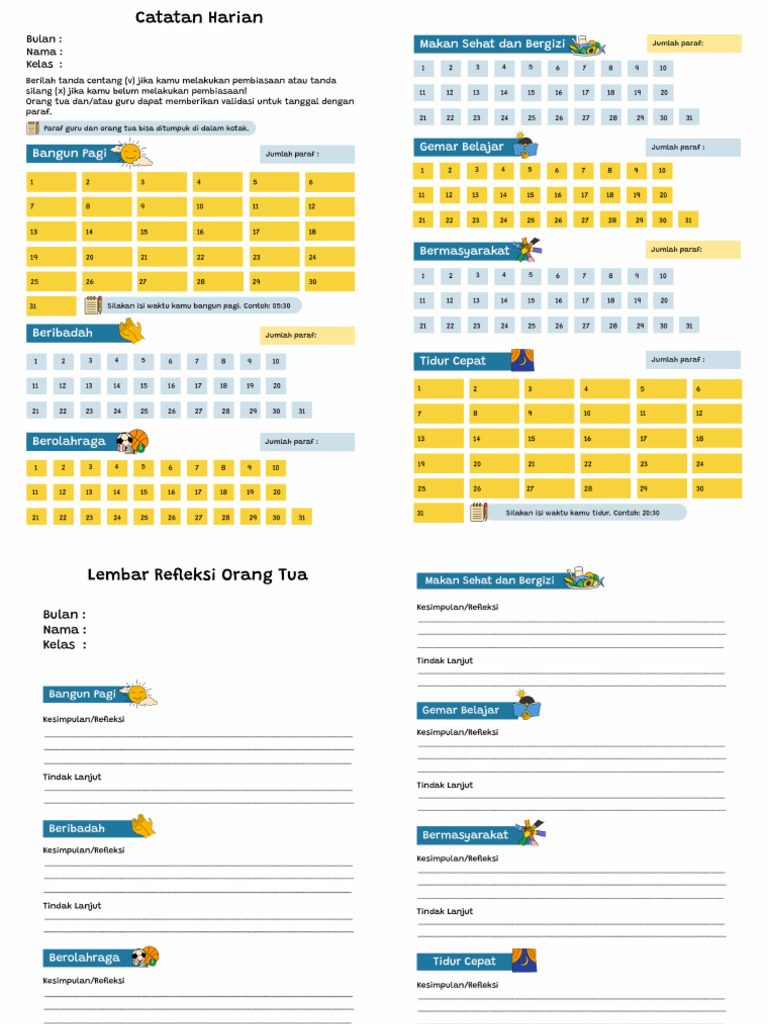 Template 7 Kaih SMP | PDF