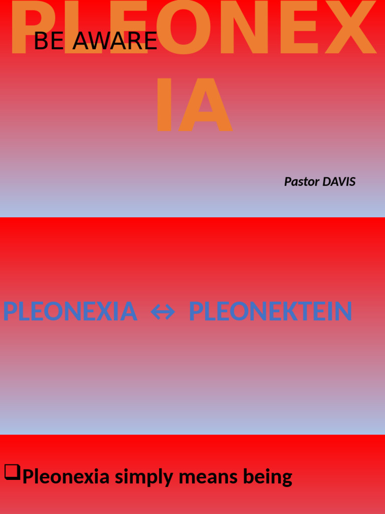 Pastor Davis 31ST Oct, 2021 | PDF