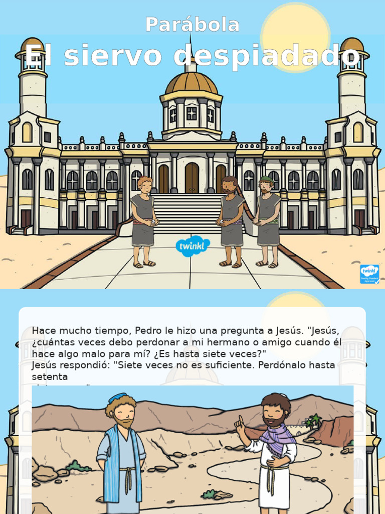 Parábola del Siervo Despiadado para Niños | PDF