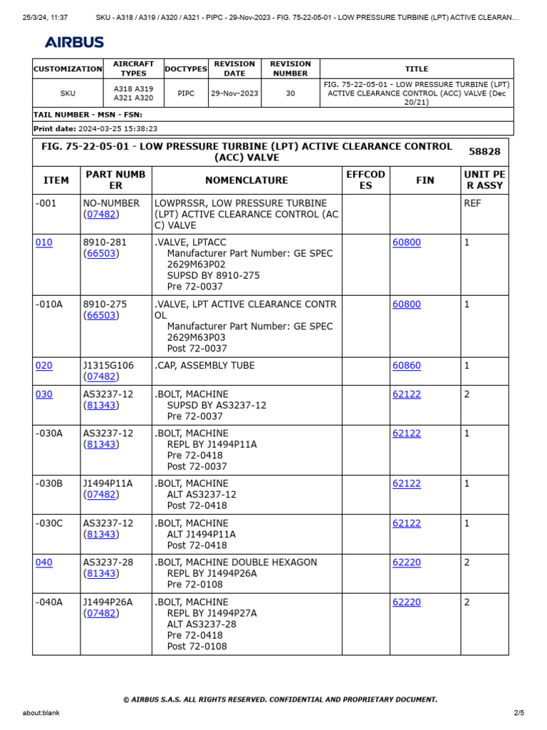 LPT Active Clearance Control Overview | PDF | Airliner | Aviation