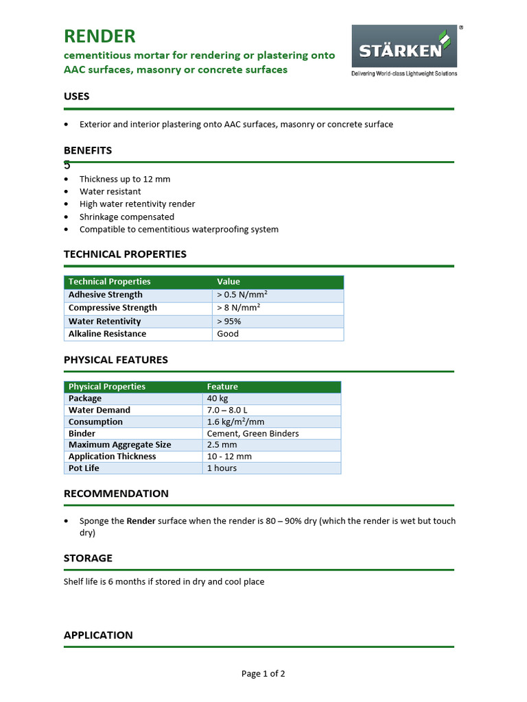 Datasheet - Starken AAC Render - 250311 - 151108 | PDF