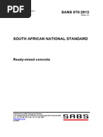 SABS 1200 G: Concrete Specifications | PDF | Concrete | Building ...
