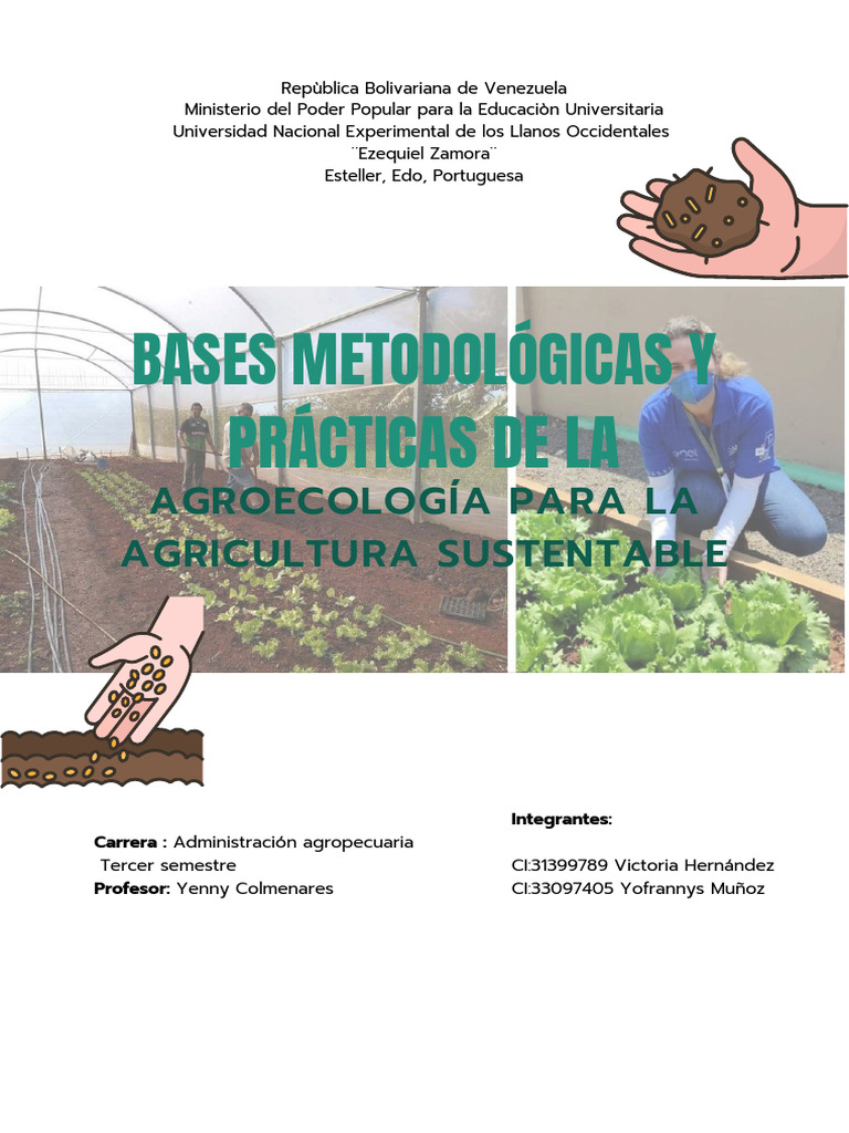 Trabajo Agroecología para La Agricultura Sustentable | PDF ...