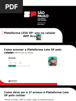Tutorial Nova Plataforma Leia SP | PDF